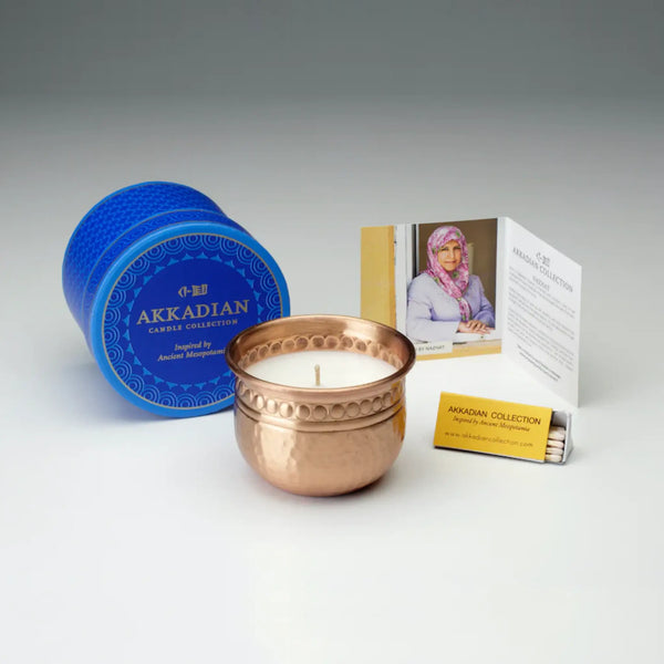 Copper Candle - Akkadian Baghdadi - Small - Aga Khan Museum Shop